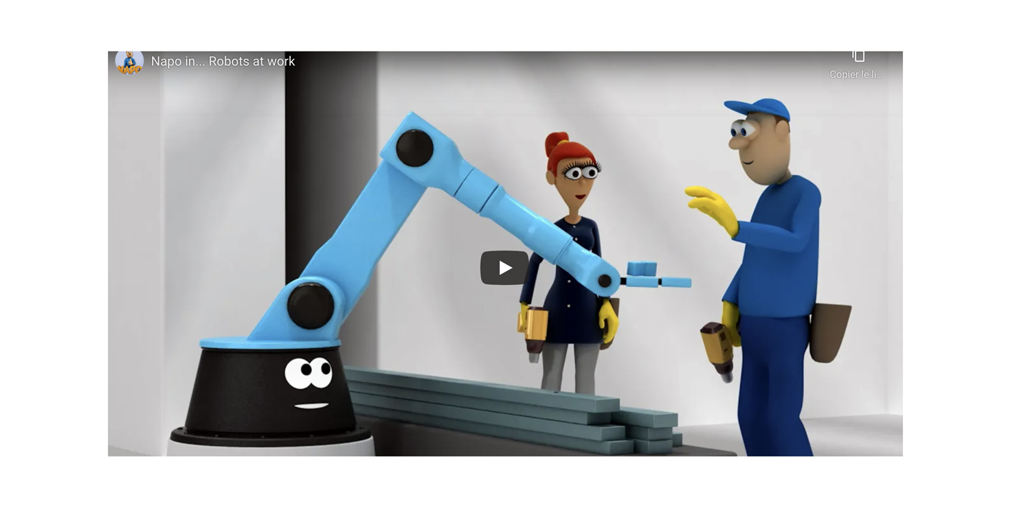 New film: Napo battling robots at work - Eurogip